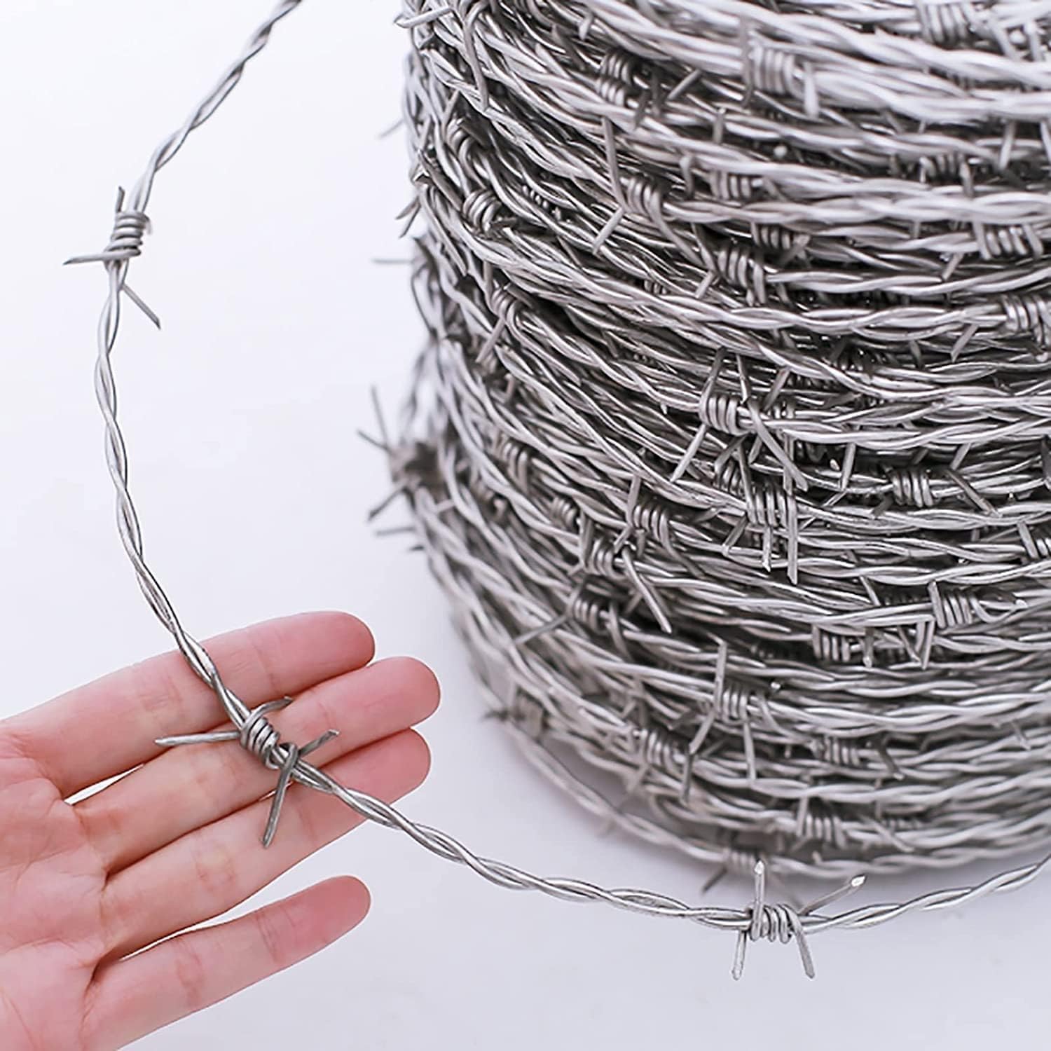 Real Barbed Wire Galvanized Barbed Wire High Zinc Steel Wire | Barbed ...