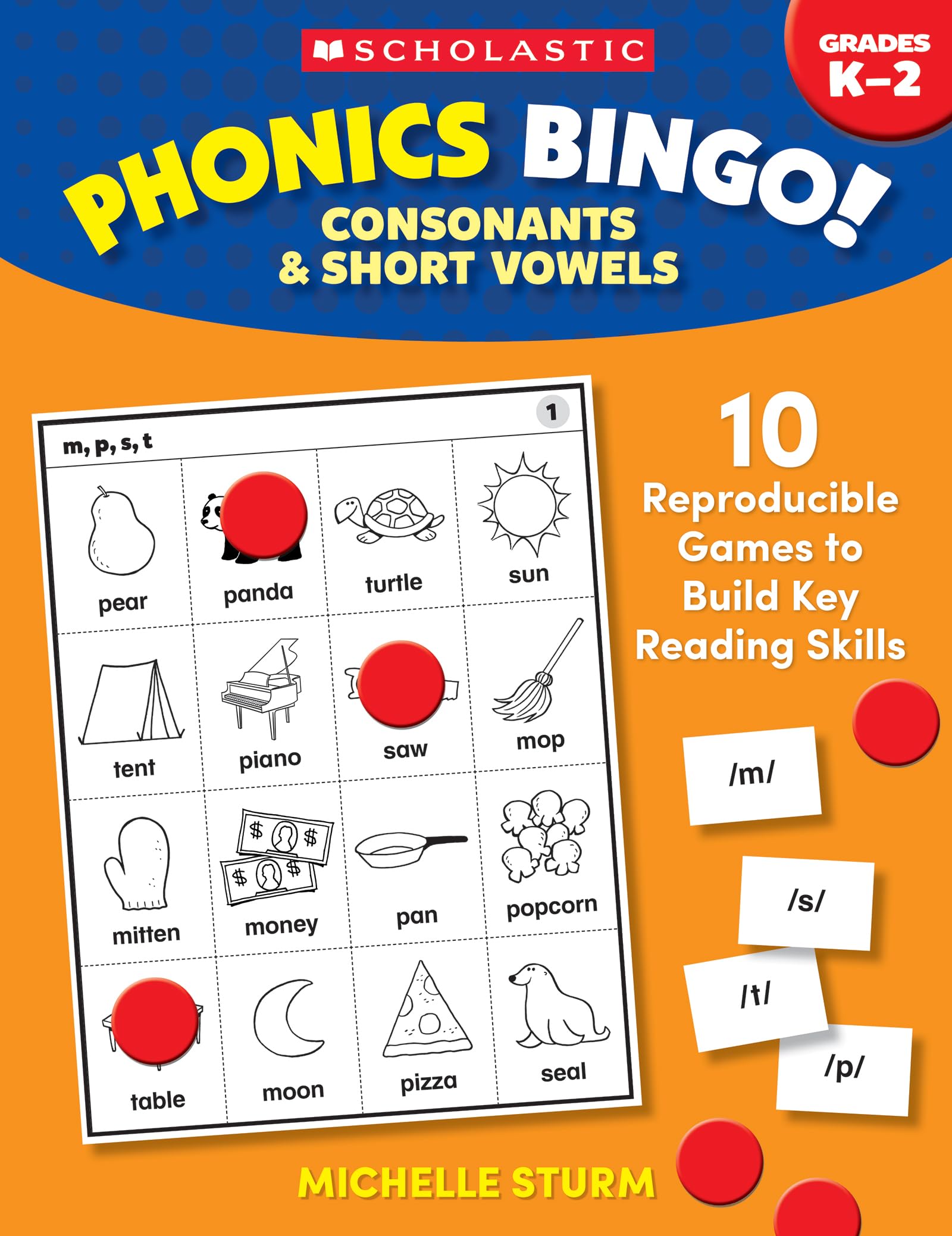 Amazon.com: Phonics Bingo: Consonants & Short Vowels: 9781546106487 ...