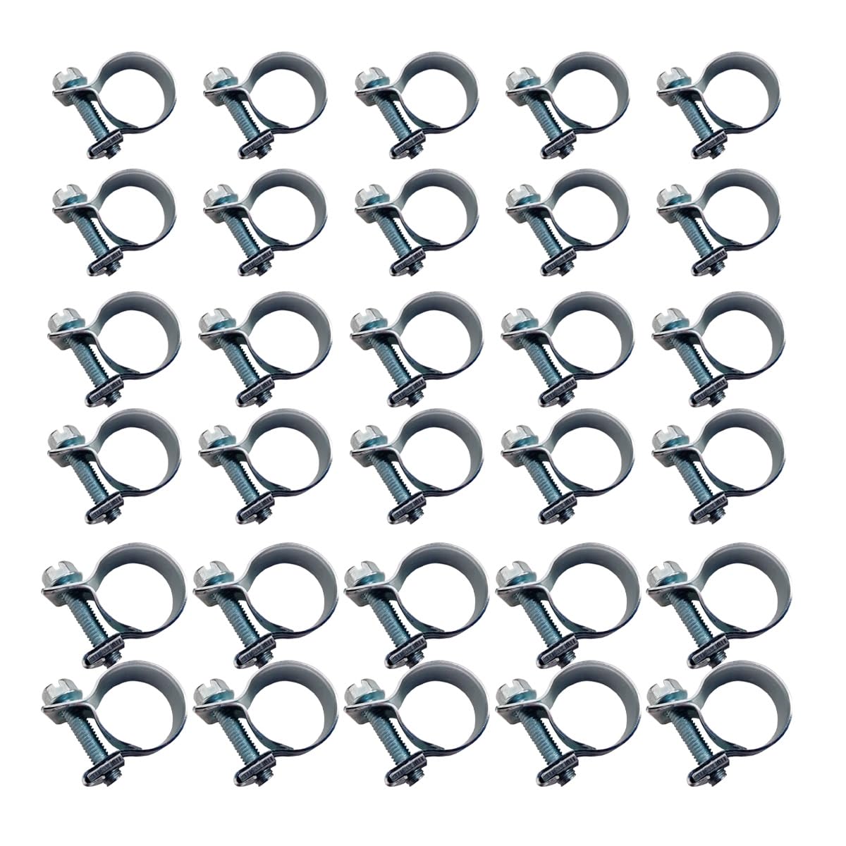 Amazon.com: 30Pcs 1/4" 5/16" 3/8" Fuel Injection Gas Line Hose Clamps ...