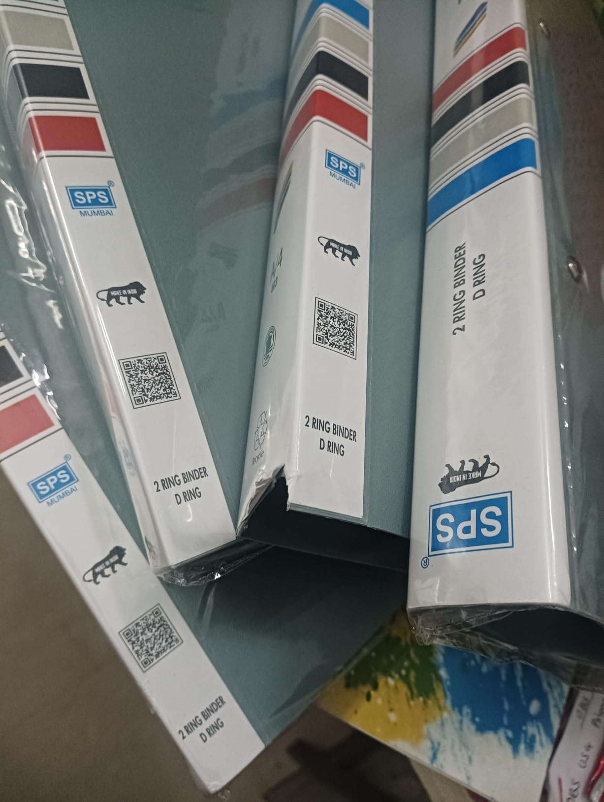 SPS Ring Binder File A4 File Folder Ring File for Projects, Certificate ...