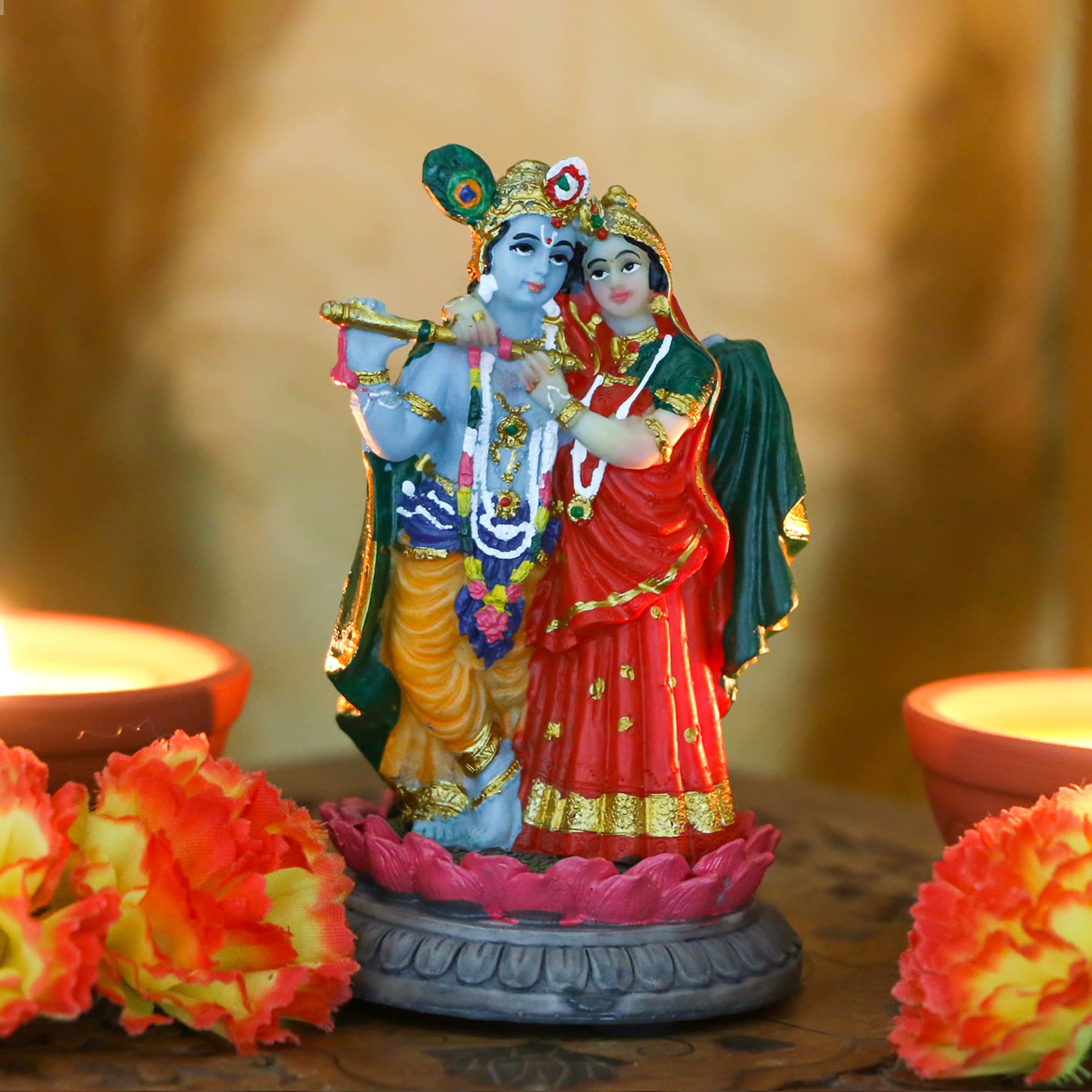 Radha Statue Goddess Resin Radha Statue Radha Krishna hladini shakti of ...