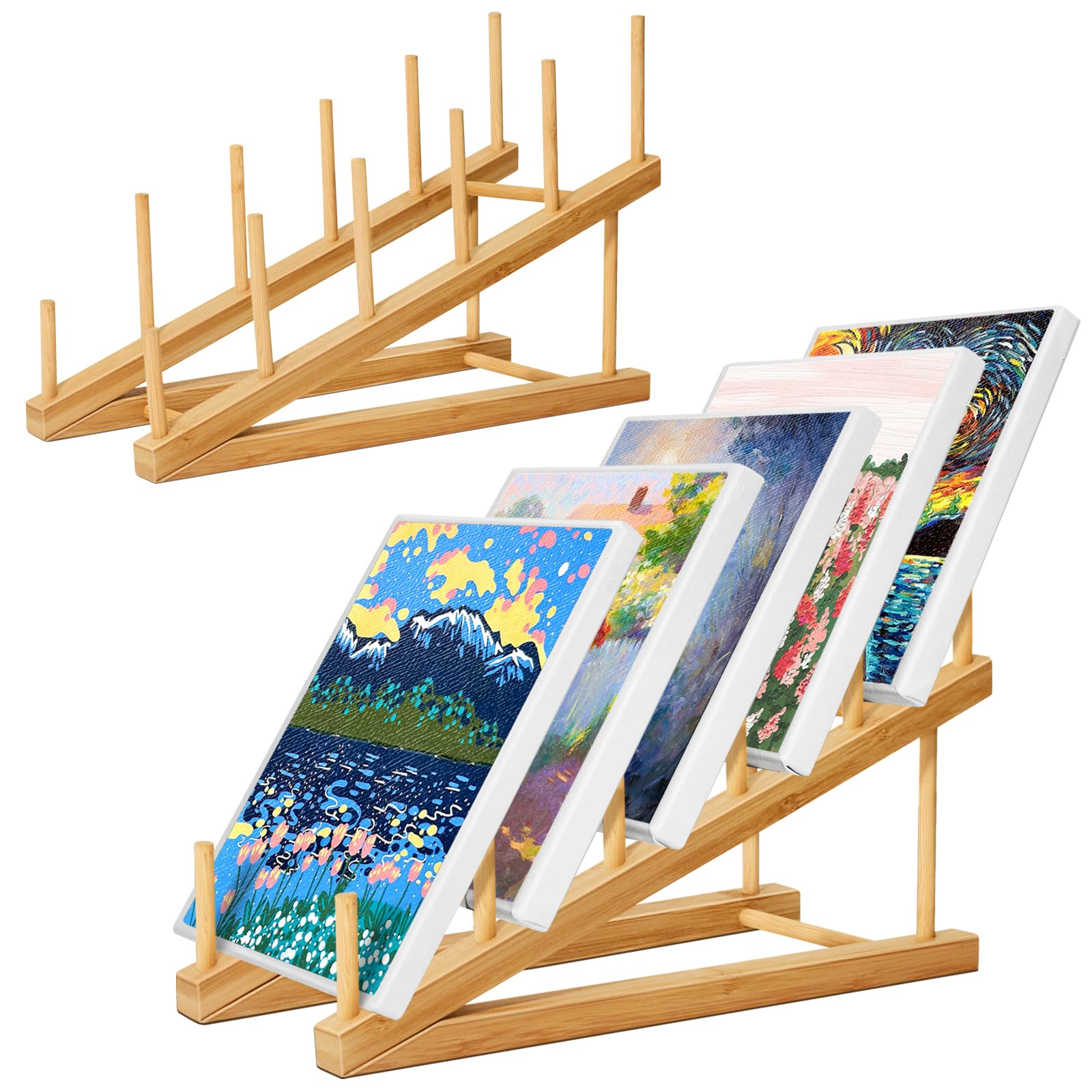 Amazon.com: Vowcarol Small Art Drying Rack, Art Storage Rack, 5 Layers ...