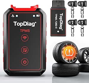 Amazon.com: TPMS Programming Tool with TPMS Sensors Set of 4 and OBDII ...