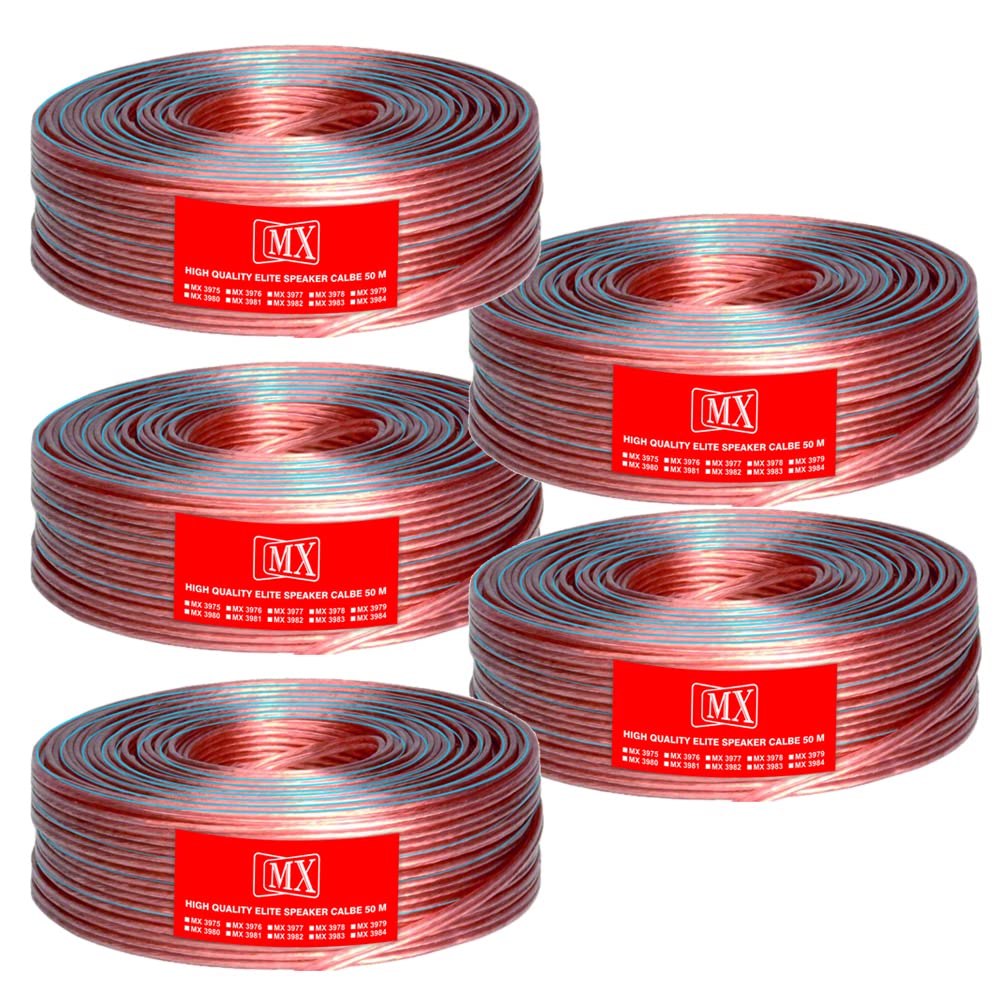 MX High Performance Transparent Speaker cable 85 WIRE = 14 AWG - 50 ...