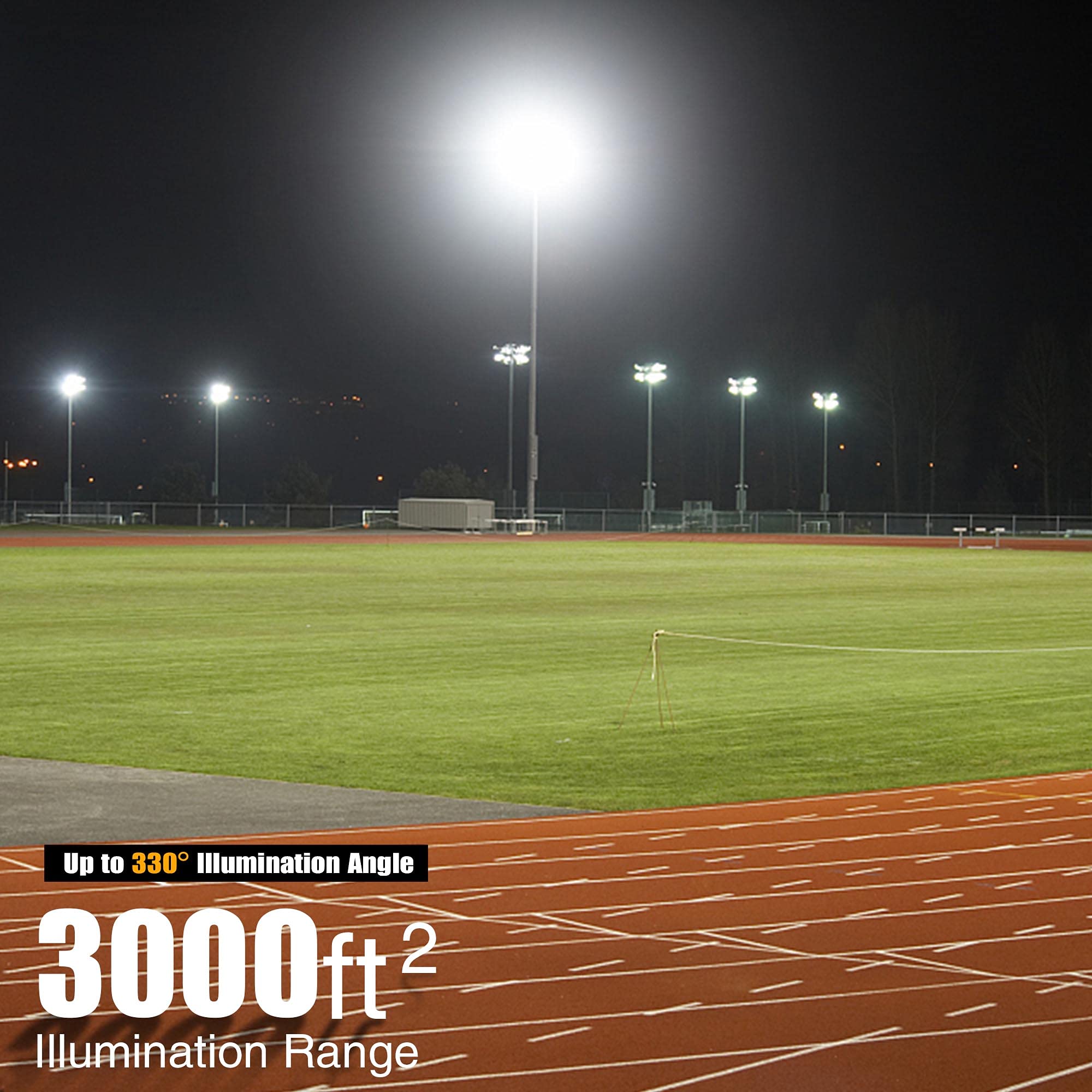 LED Flood Light Outdoor, STASUN 300W 27000lm Outdoor Area Lighting ...