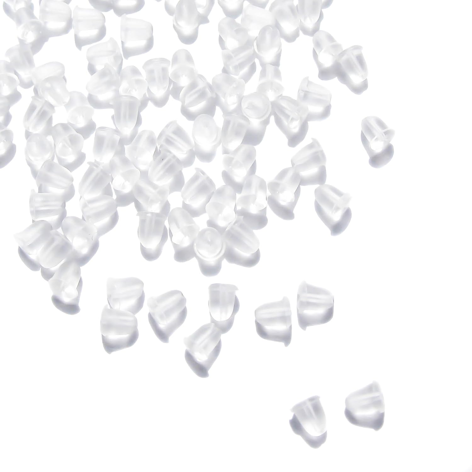 Amazon.com: Beadaholique Clear Rubber Bullet Clutch Earring Safety ...