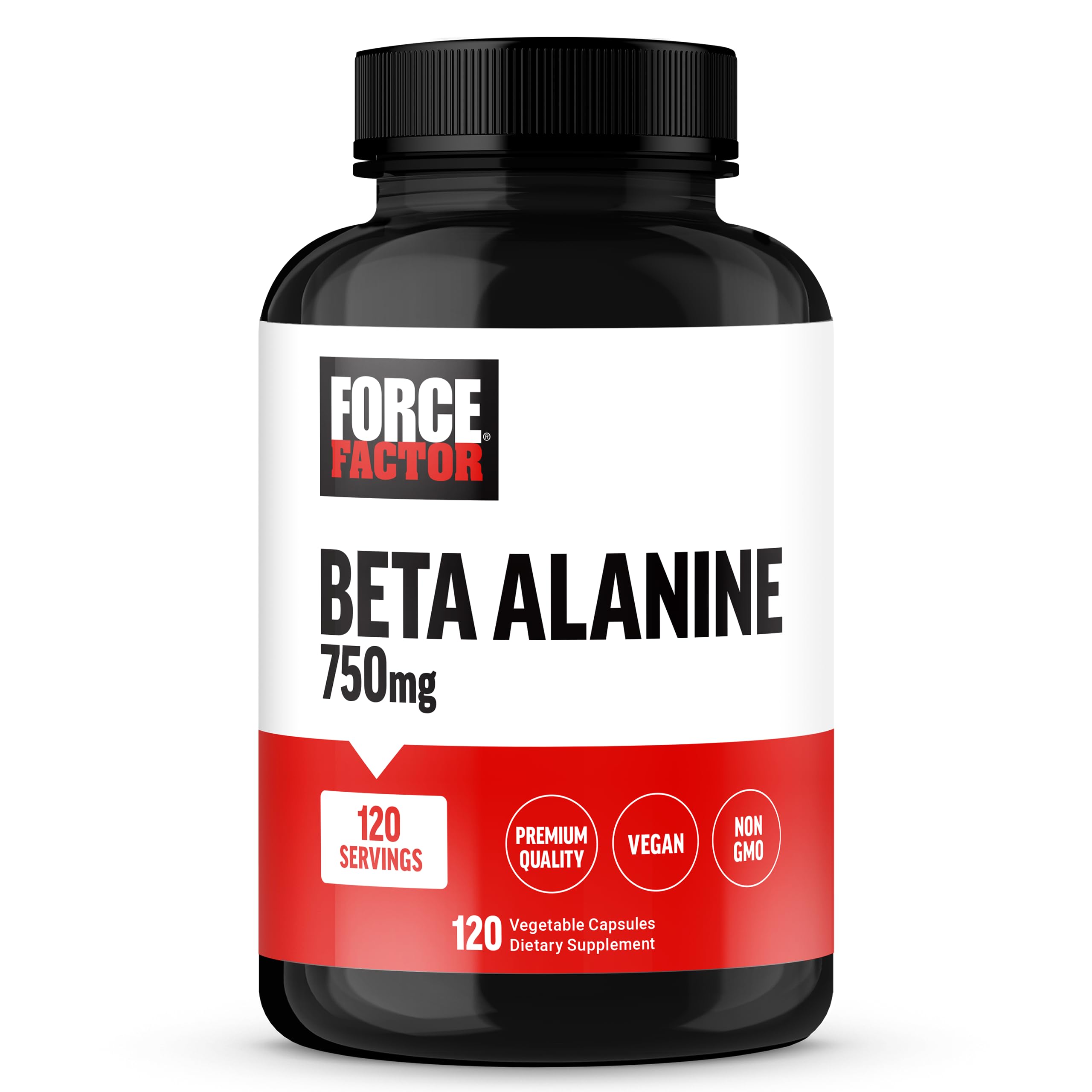 Amazon.com: FORCE FACTOR Beta Alanine Capsules, Beta-Alanine Endurance ...