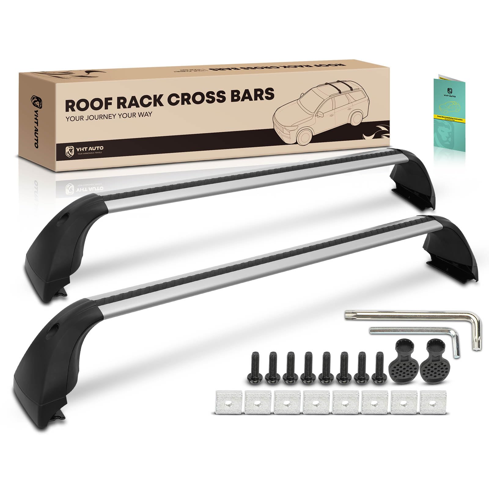 Amazon.com: YHTAUTO Car Roof Rack Cross Bar Compatible with Toyota ...