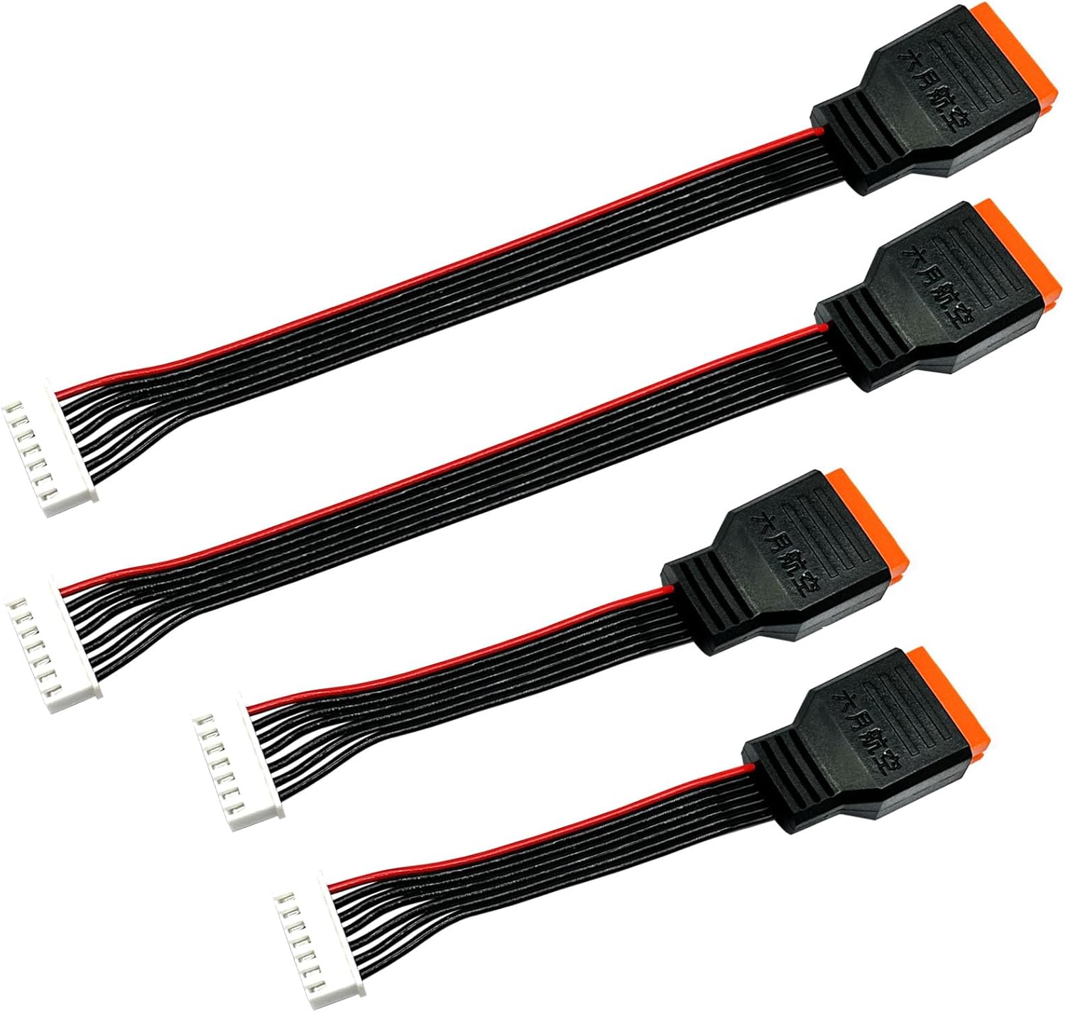 4Pcs JST-XH Balance Cable 2-6S 3S Lipo Battery Balance Charger Extend ...