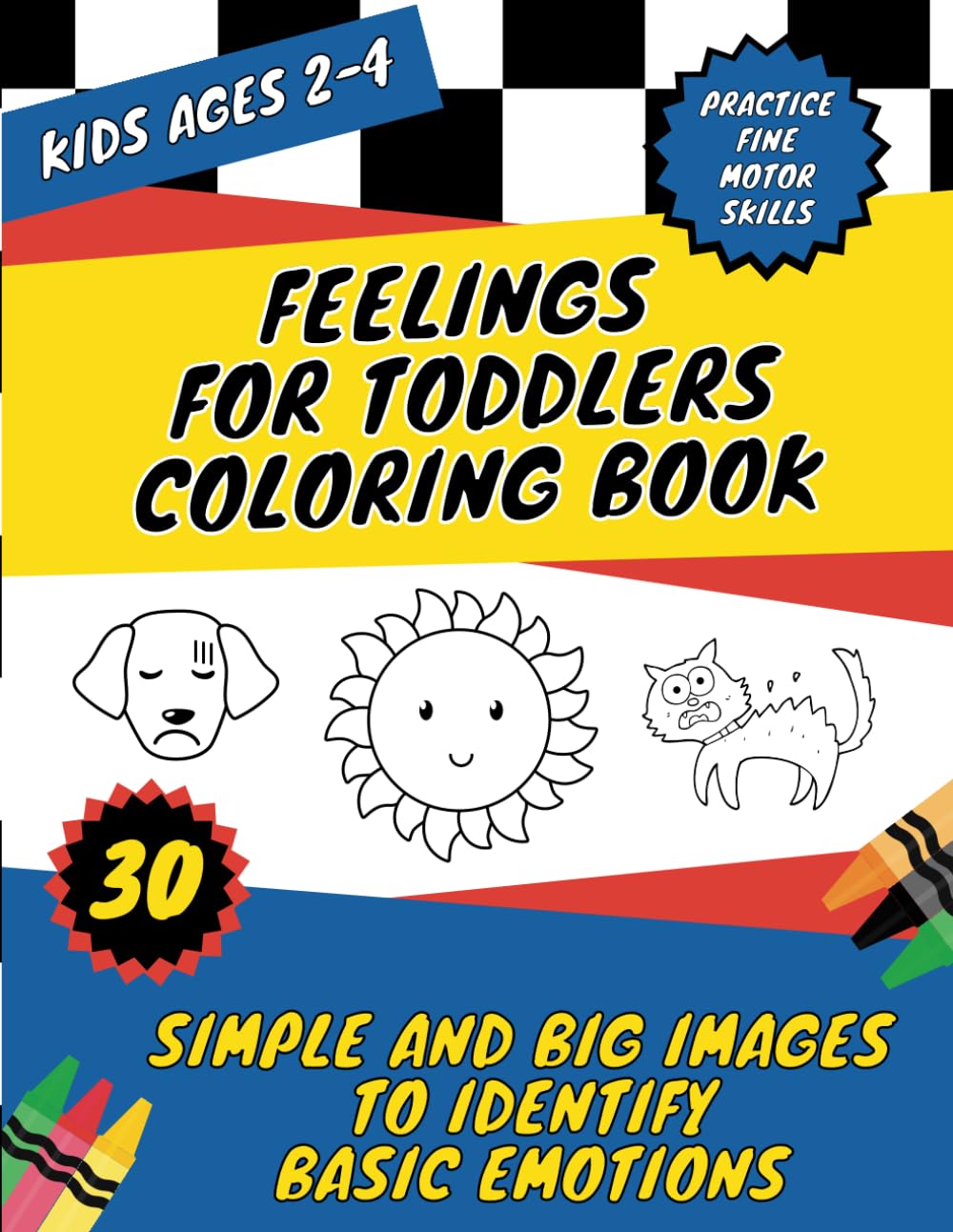 Amazon.com: Feelings For Toddlers Coloring Book: Big Feelings for ...