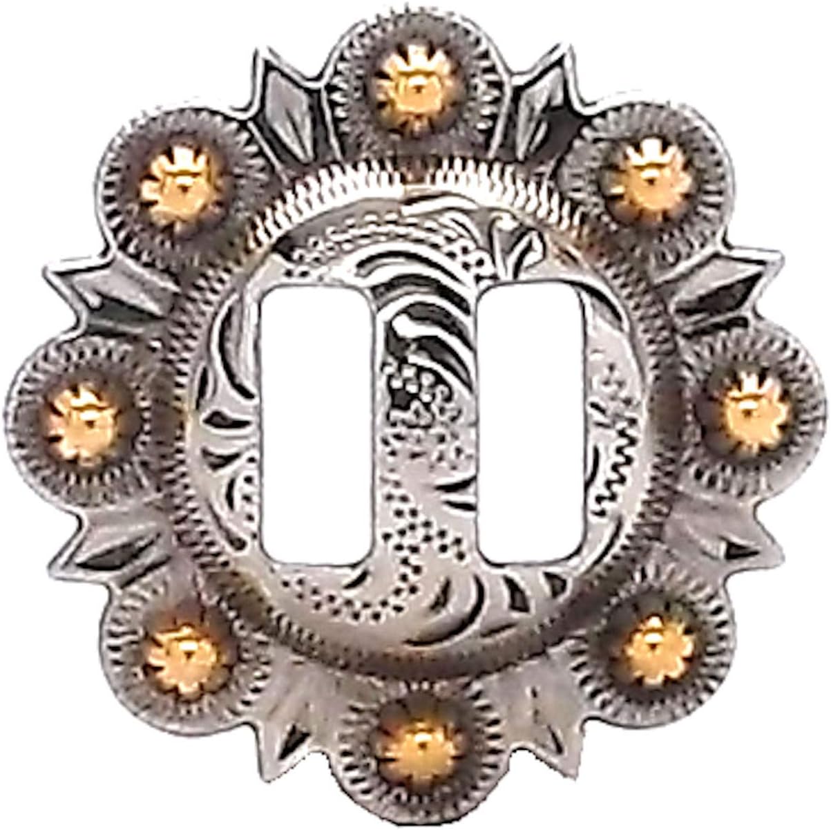 Amazon.com: Berry Slotted Concho Silver with Rose Gold 1" 7862-NGS