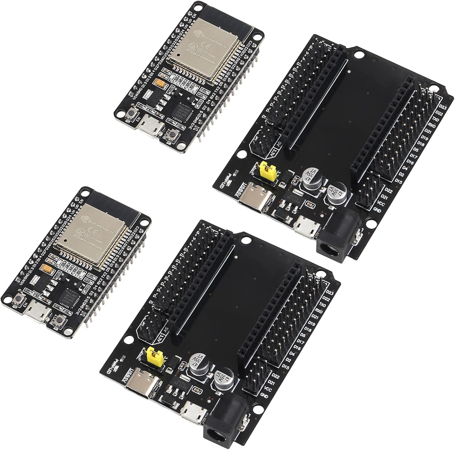 Jp Atnsinc 2セット Esp32 Cp2102 開発ボード Esp Wroom 32 Esp 32s Wifibluetooth 超低電力デュアルコア