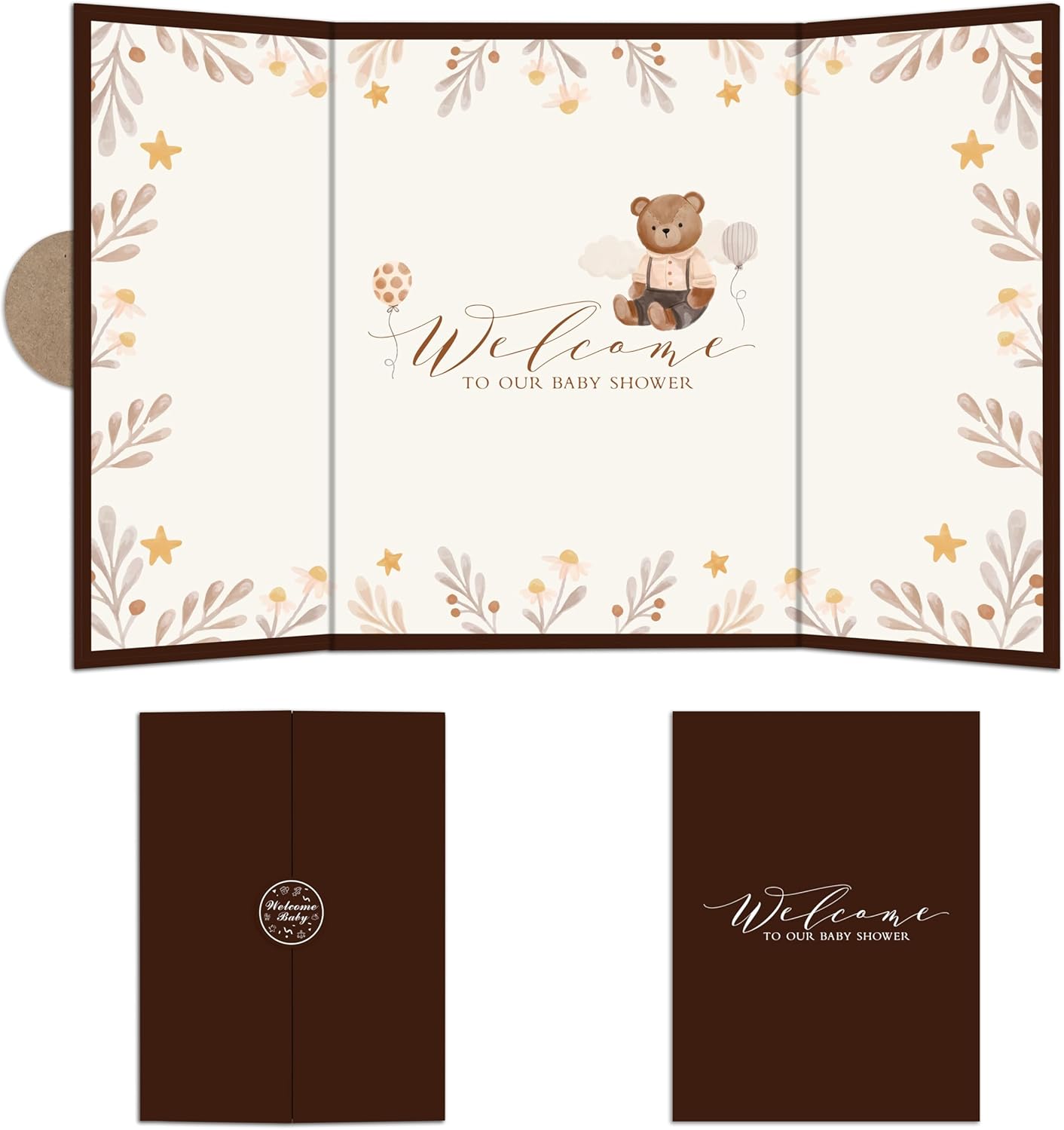 Amazon.com: Baby Shower Signature Guest Book-Welcome To Our Baby Shower ...