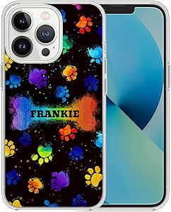 Amazon.com: Somlatic Custom Phone Case Personalized Dog Paw Phones ...