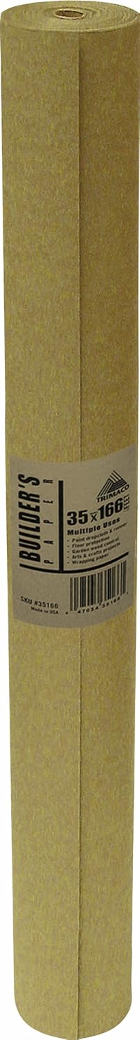 Amazon.com: Easy Mask 35-inch x 166-feet Brown Builders Paper : Tools ...