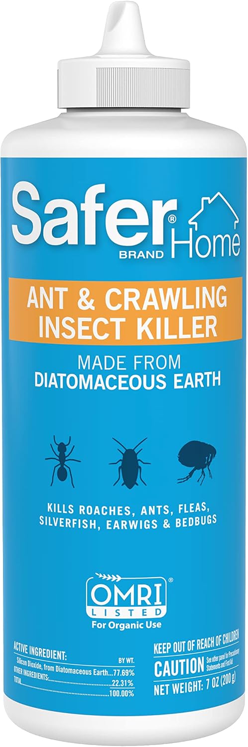 Safer Home Ant & Crawling Insect Killer - Diatomaceous Earth - SH5168-7 ...