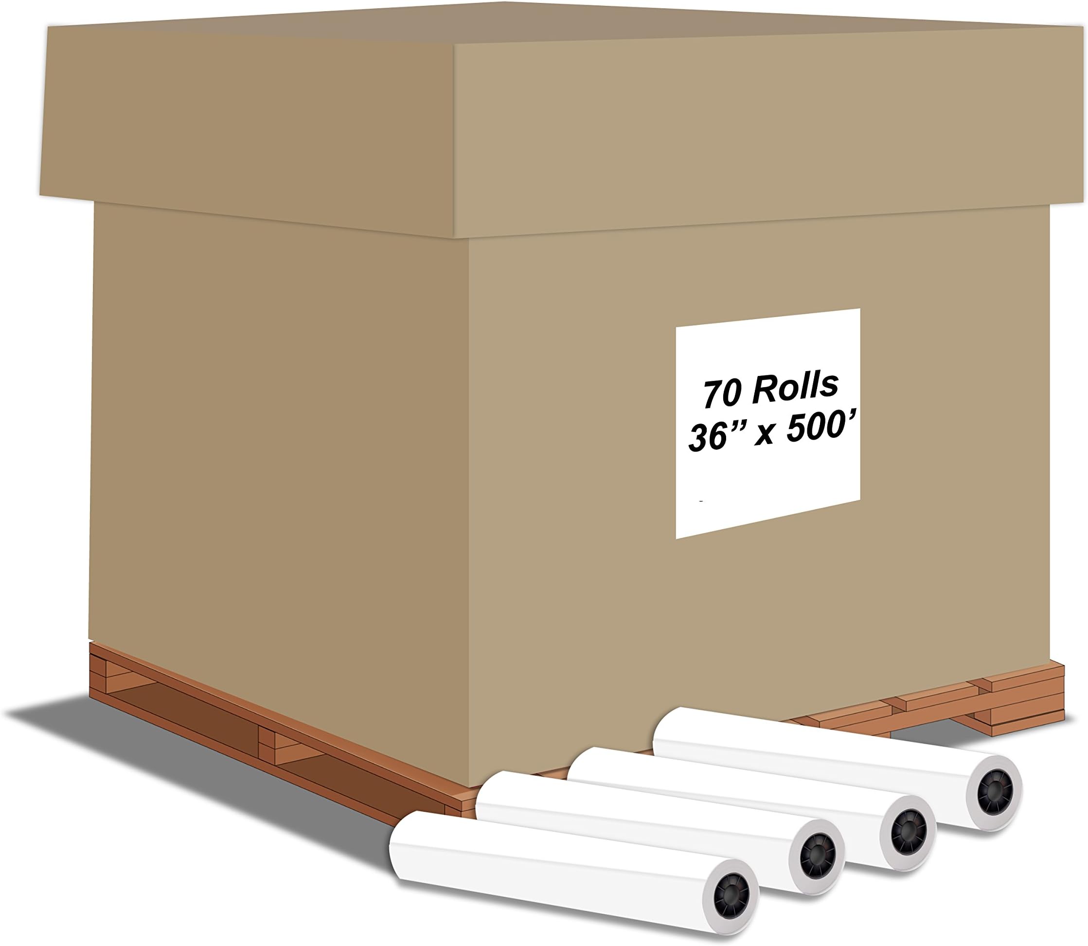 36 Paper Roll Alliance 36-inch Wide Format Engineering Paper Rolls - 2 ...