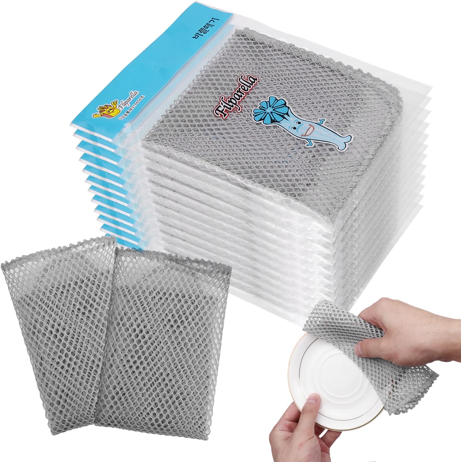 Amazon.com: Innovative Dish Washing Net Cloths/Scourer - 100% Odor Free ...