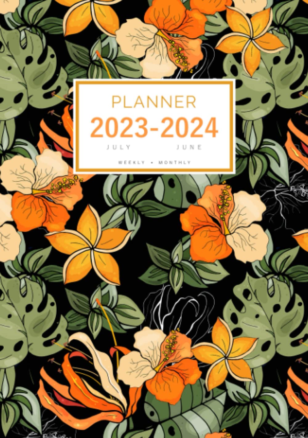 Planner July 2023-2024 June: A5 Weekly and Monthly Organizer | Retro ...