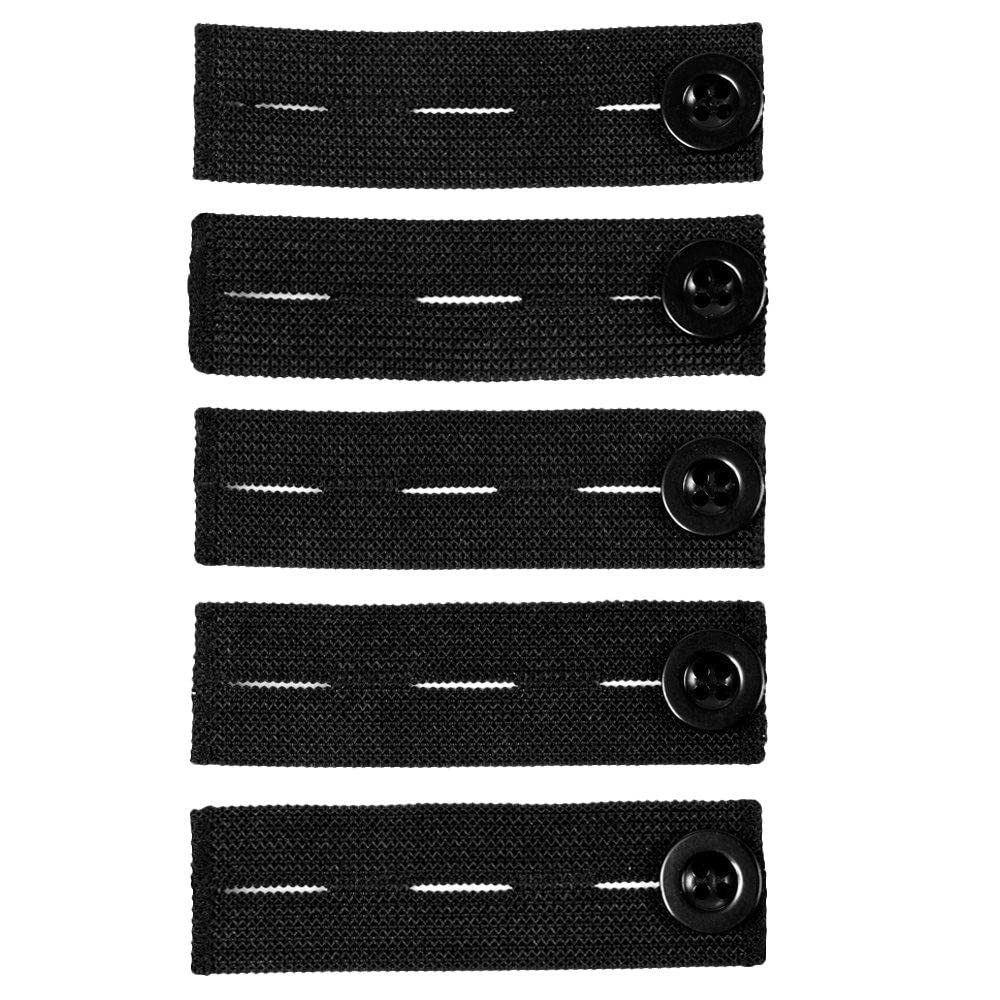 ELBME® 5Pcs High Elastic Waist Extender Adjustable Pants Button Fit 3 ...