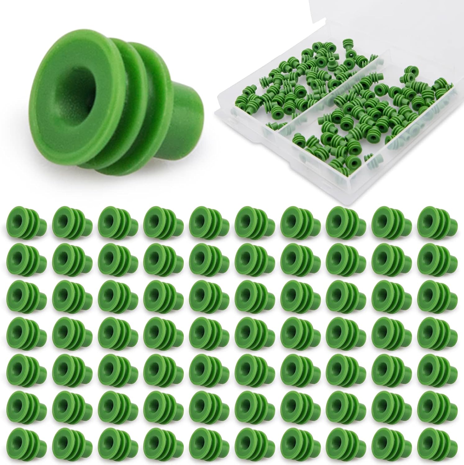 Amazon.com: JRready 100Pcs Weatherpack Metripack Cable Seals 12015323/ ...