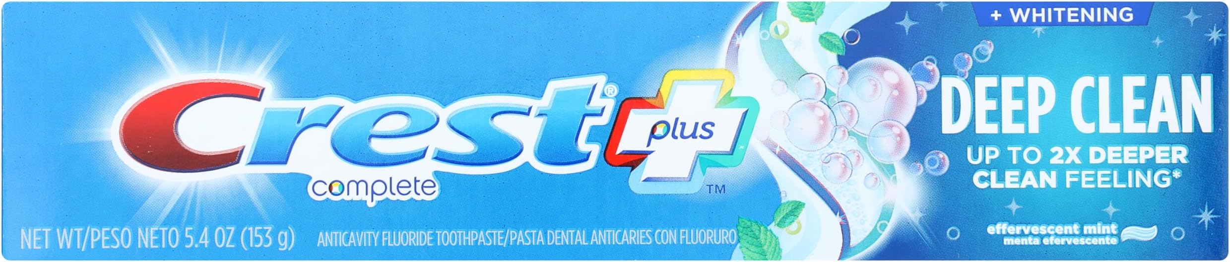 Amazon.com : Crest Complete Plus Deep Clean Complete Whitening ...