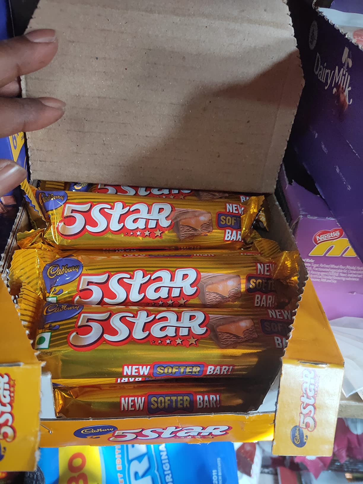 Cadbury 5 Star Chocolate Bar, 19.5 Grams (Pack of 40) : Amazon.in ...