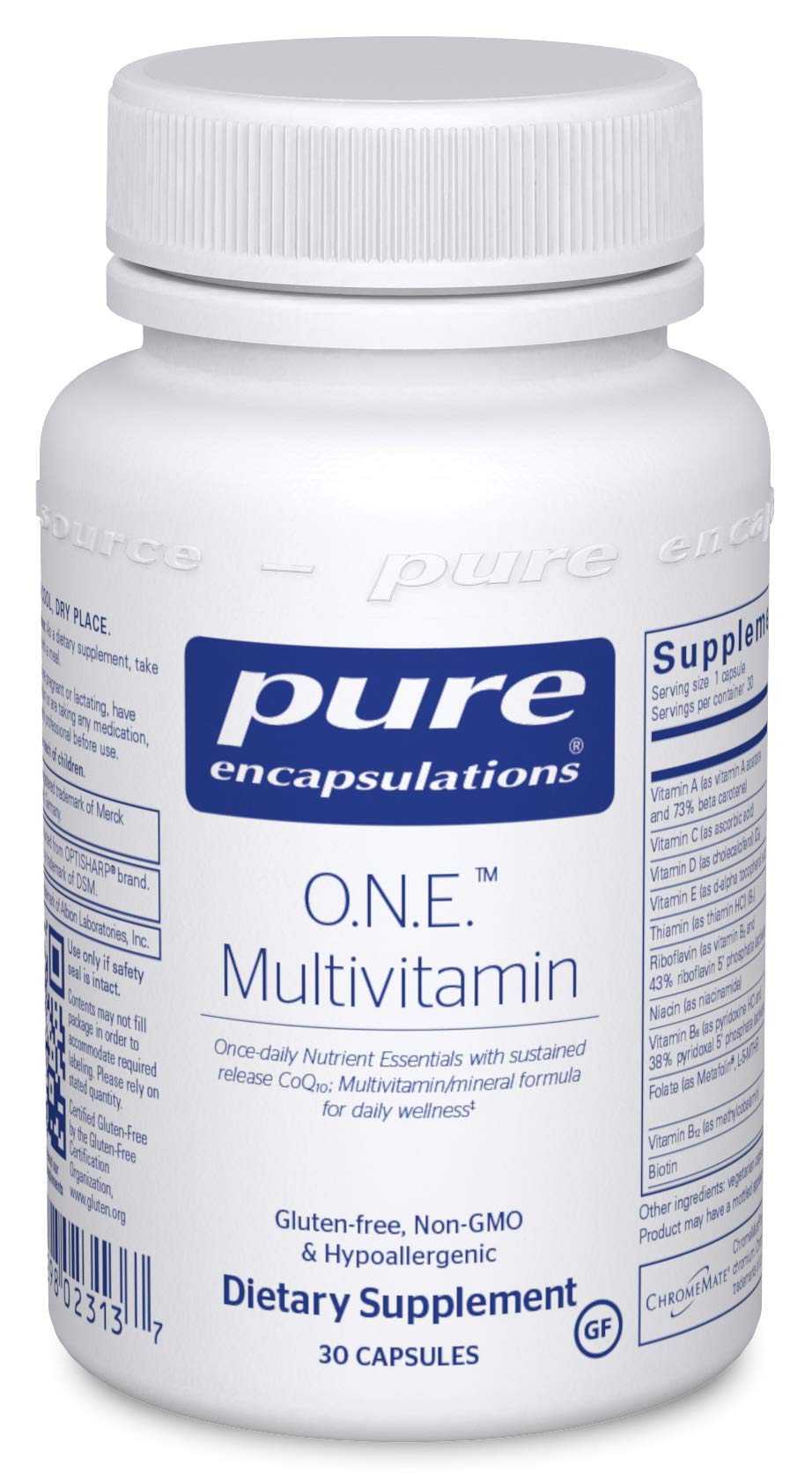 Buy Pure Encapsulations O.N.E. Multi | Once Daily Multi with Antioxidant Complex Metafolin ...