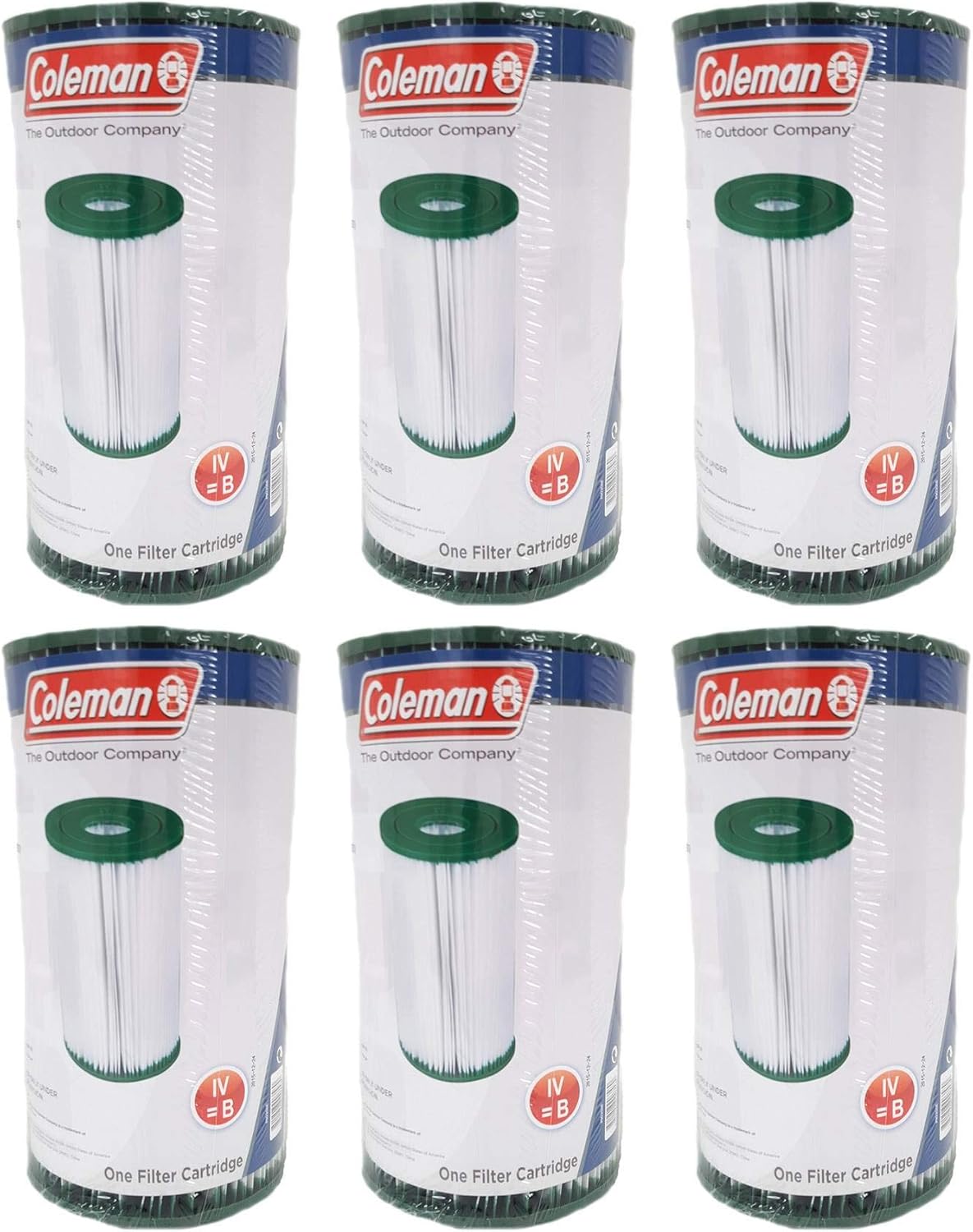 Amazon.com : 6) Coleman Swimming Pool Filter Pump Replacement Cartridge ...