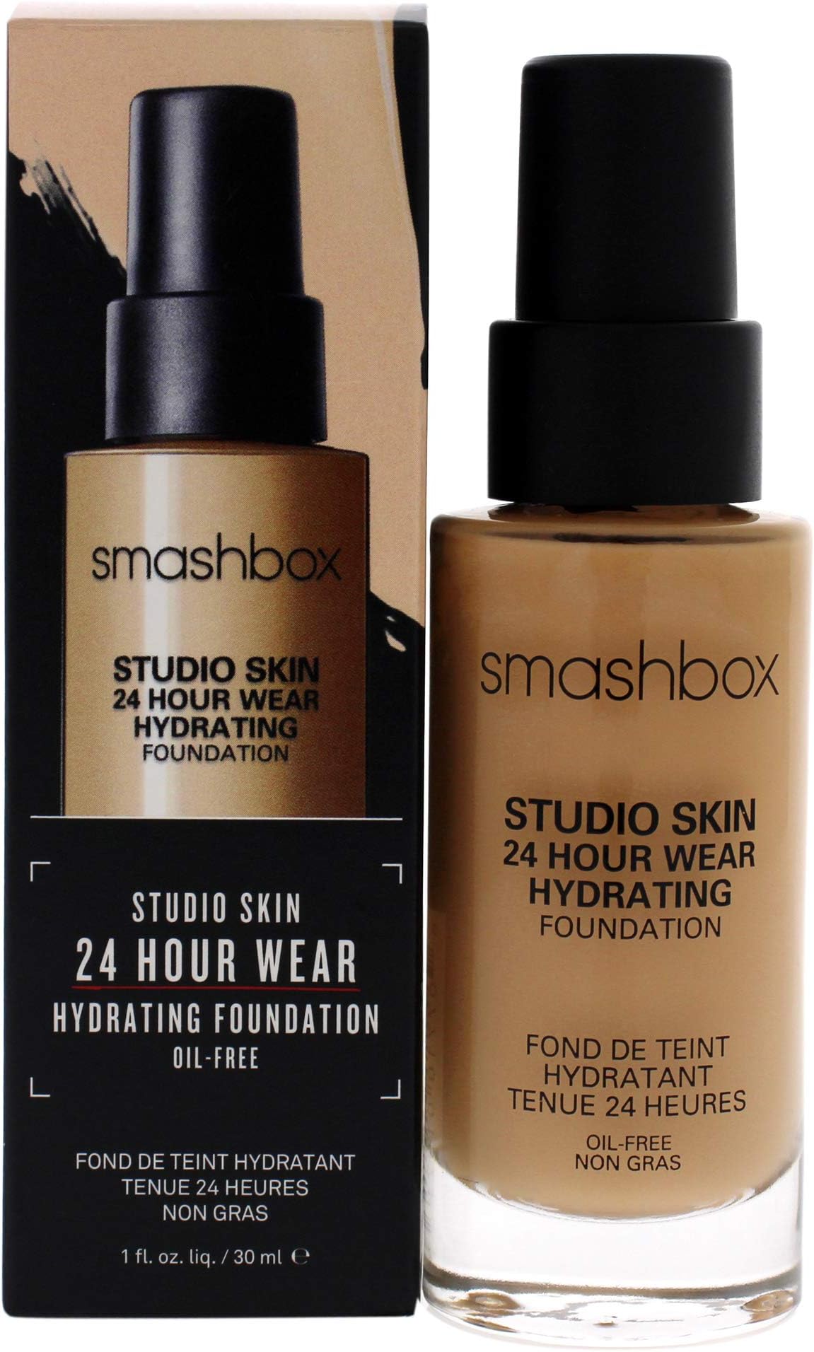 Amazon.com : Smashbox Studio Skin 24 Hour Wear Hydrating Foundation - 3 ...