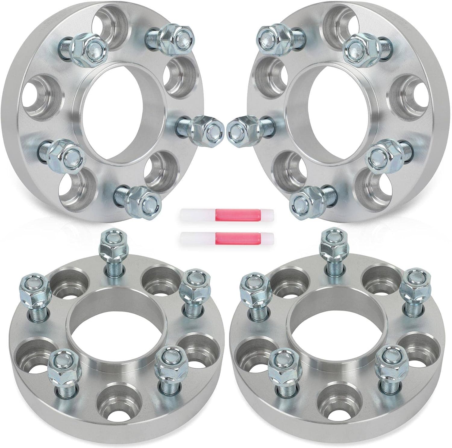 Amazon.com: SCITOO 4Pcs Wheel Spacers 1 inch 5x115 Bore 70.3mm Studs ...