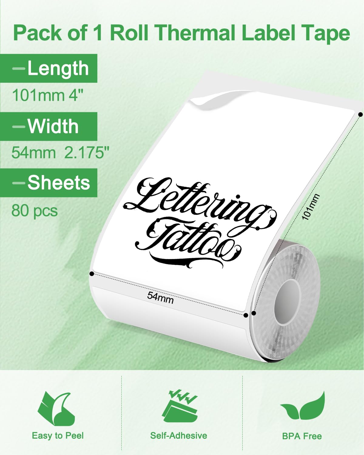 Snapklik.com : Phomemo Thermal Sticker Label Paper, Compatible