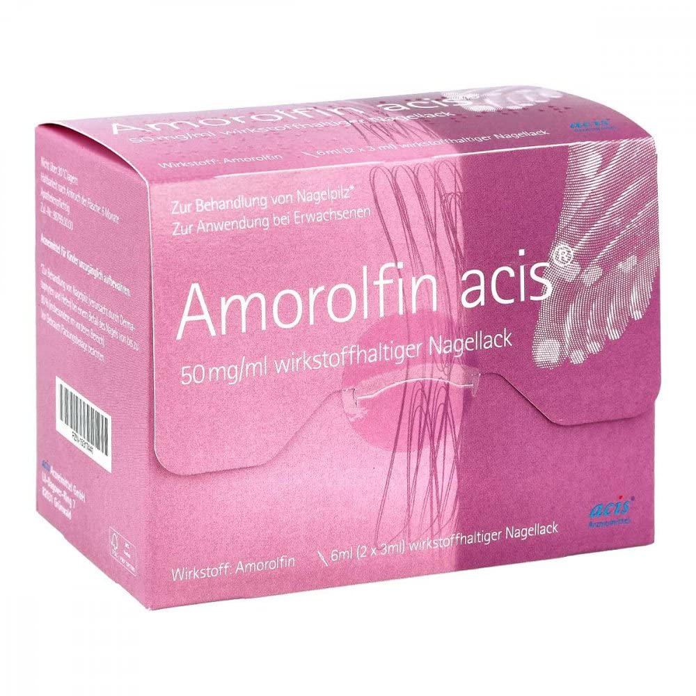 AMOROLFIN acis 50 mg/ml wirkstoffhalt.Nagellack 6 ml : Amazon.de: Kosmetik