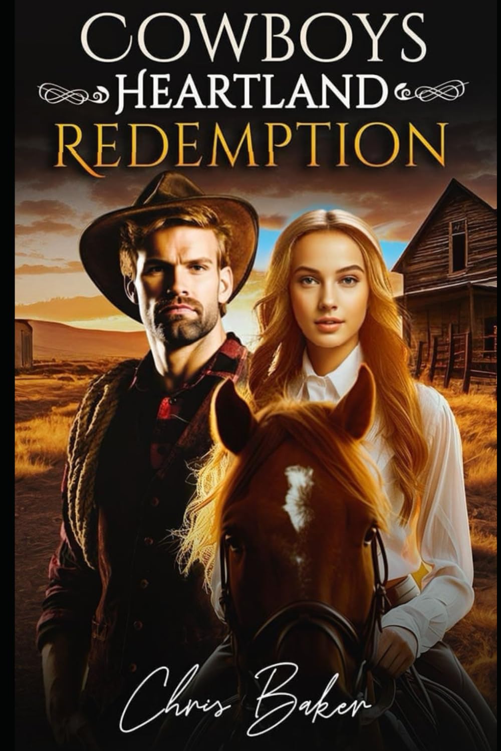 Cowboy's Heartland Redemption: Damsel in Distress Enemies to Lovers ...