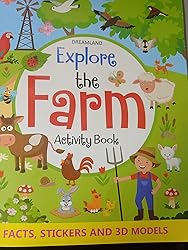 Buy Explore the Farm Activity Book with Stickers and 3D Models Book ...
