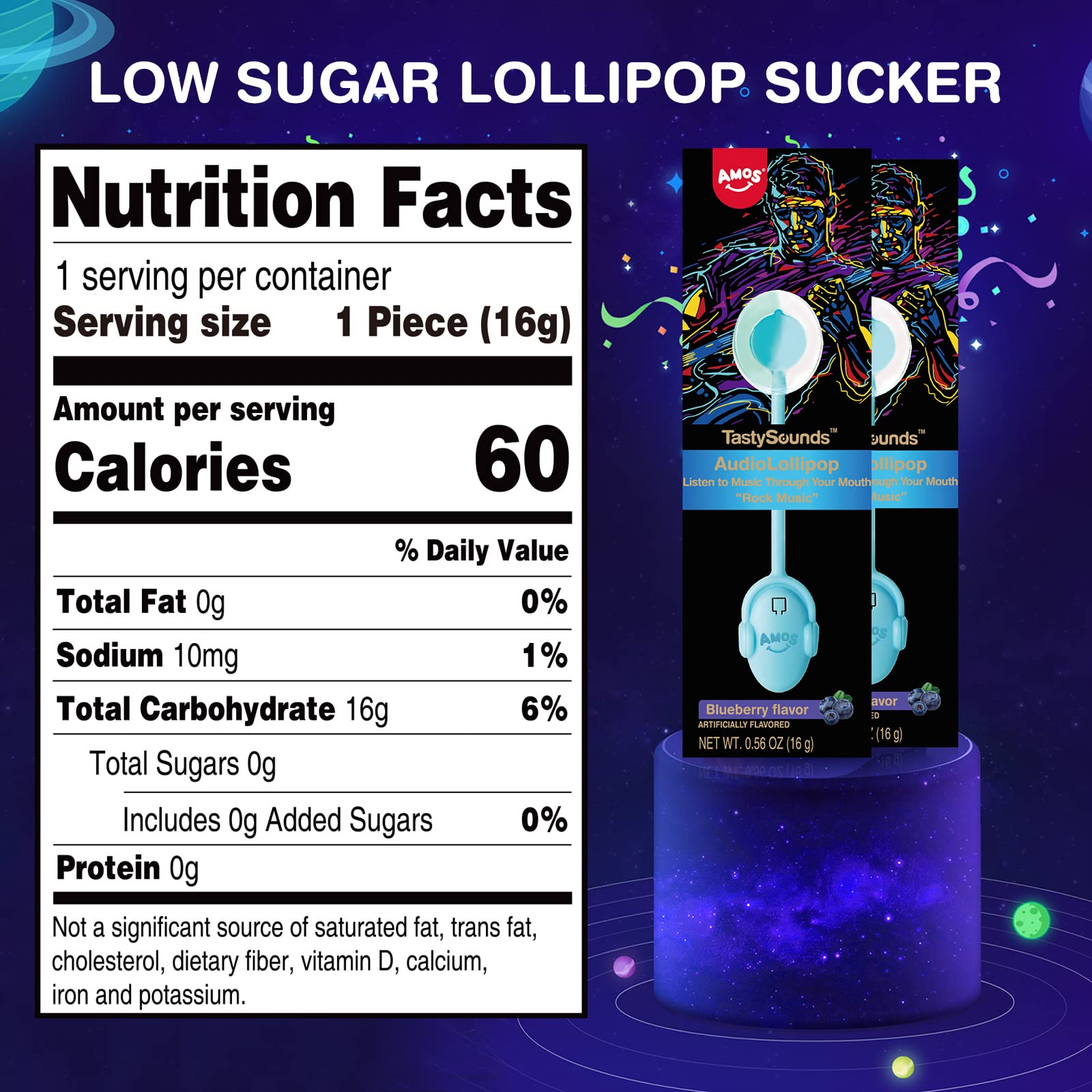 Snapklik.com : Music Lollipop Suckers,AMOS Audio Lollipop Sugar Free ...