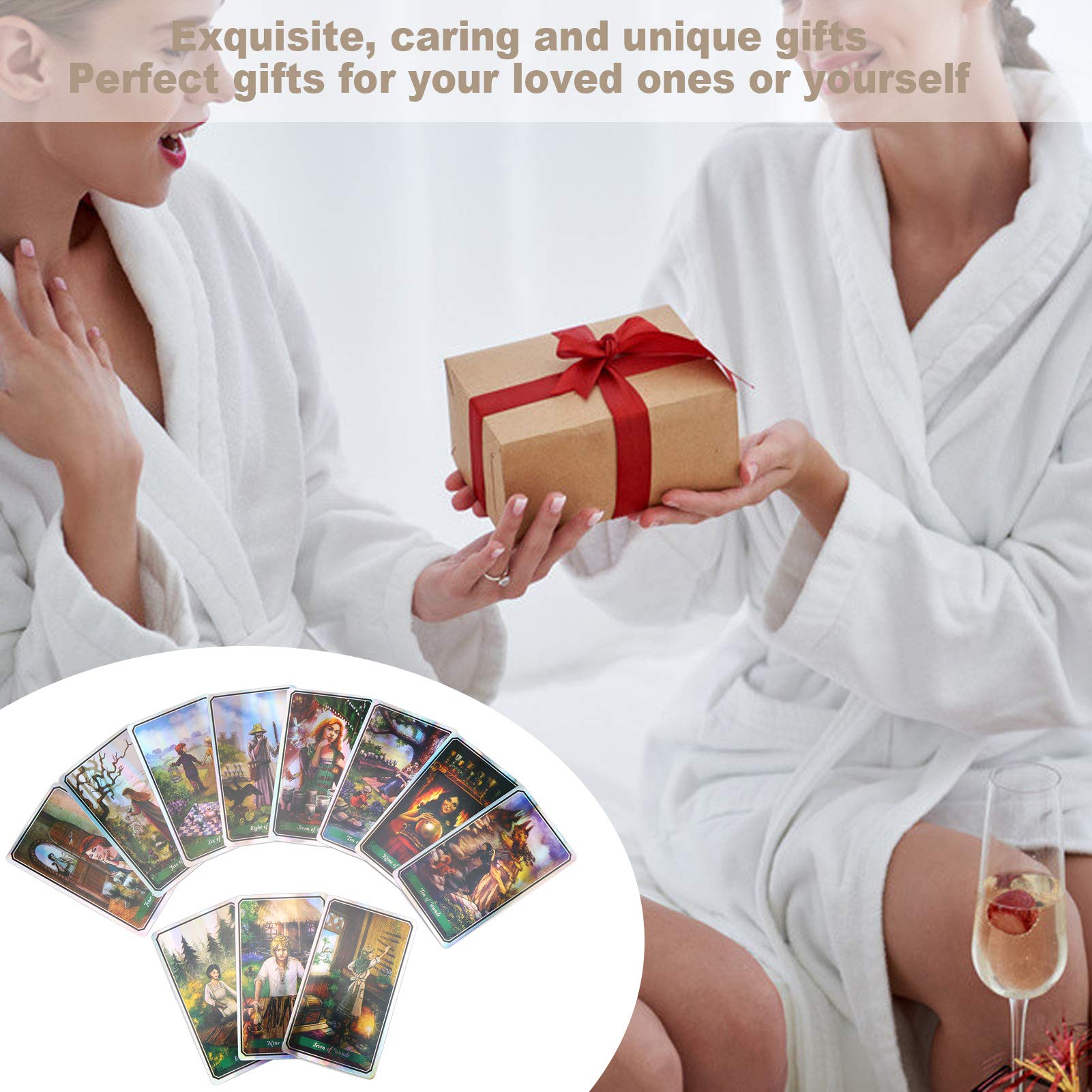 Buy 78Pcs/Set Witch Tarot Card Decks Fate Divination Card Fortune ...