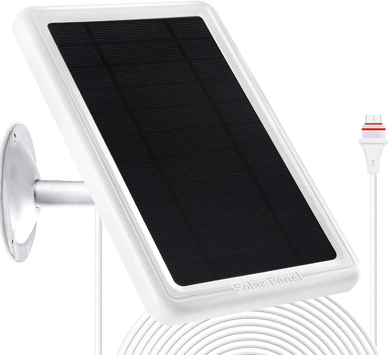 Amazon.com : Super Solar Panel Charger for Security Camera USB Type C ...