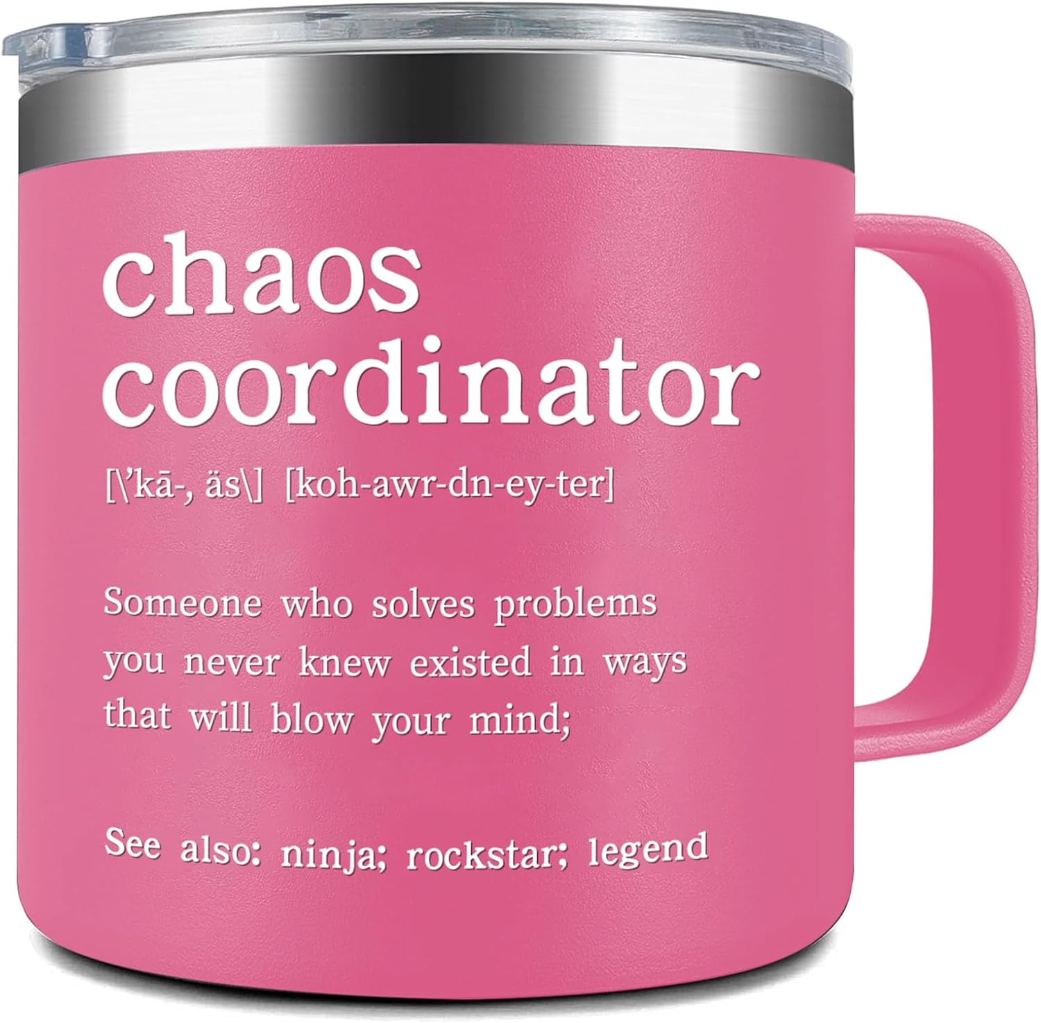 Amazon.com: comfit Chaos Coordinator Gift-14oz Stainless Steel Mug ...
