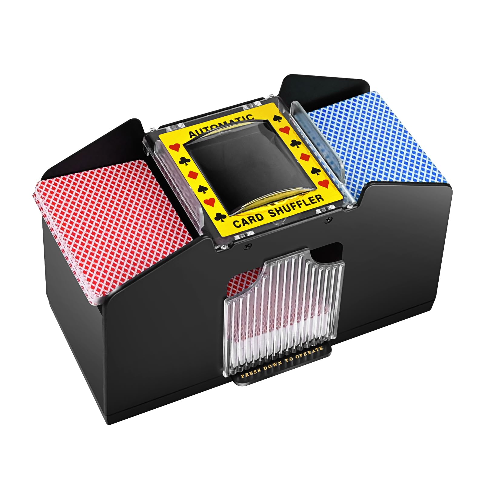 Snapklik.com : Nileole 2/4/6 Deck Automatic Card Shuffler, Battery ...