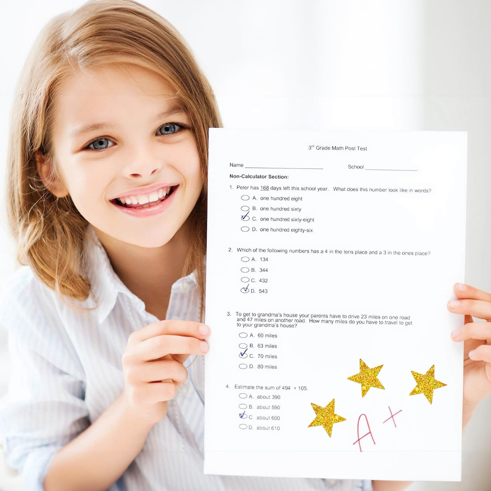 Snapklik.com : Gold Star Stickers - 1620PCS Holographic Foil Gold Stars ...