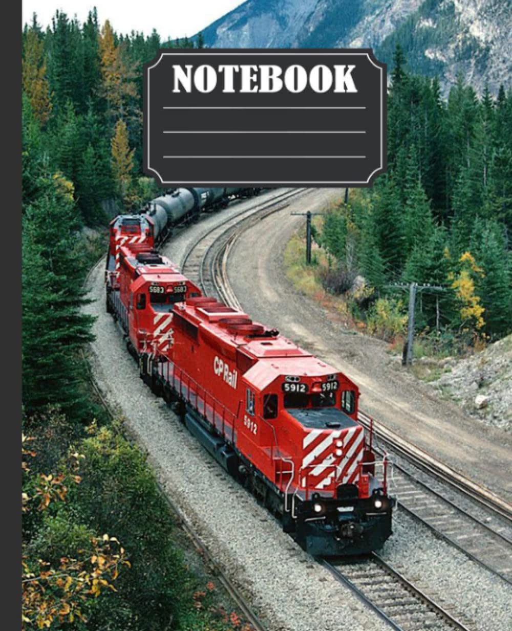 Amazon.com: Magnificent Trains Notebook: Locomotive Train Lover Gifts ...