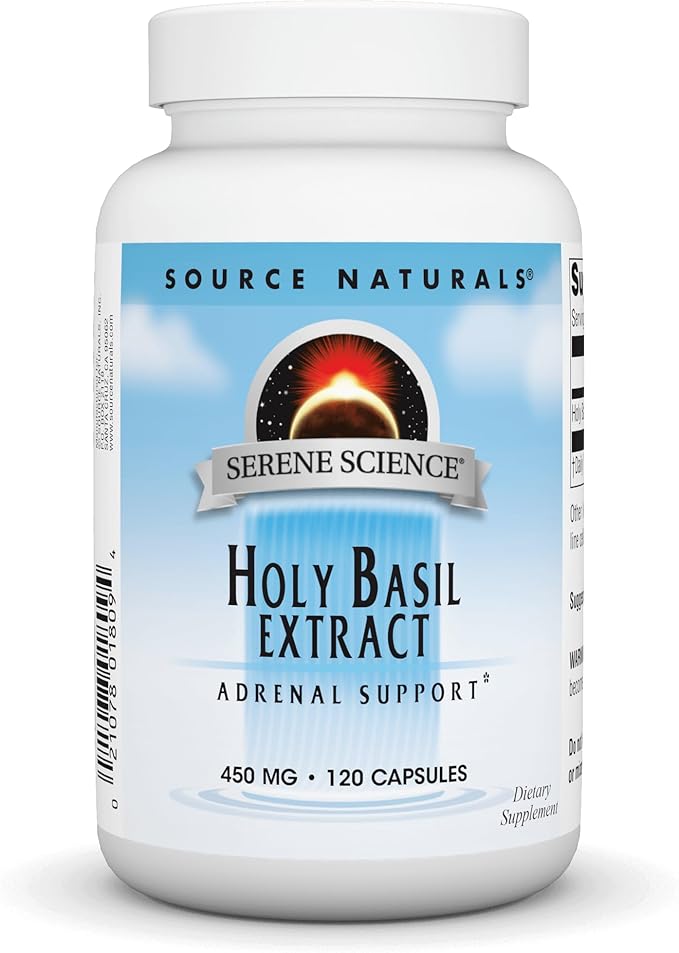 Amazon.com: Source Naturals Holy Basil Extract, Adrenal Support* 450mg ...