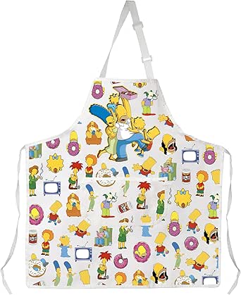 Amazon.com: CMNIM Simps-n Family Donut Apron Springfield Characters ...