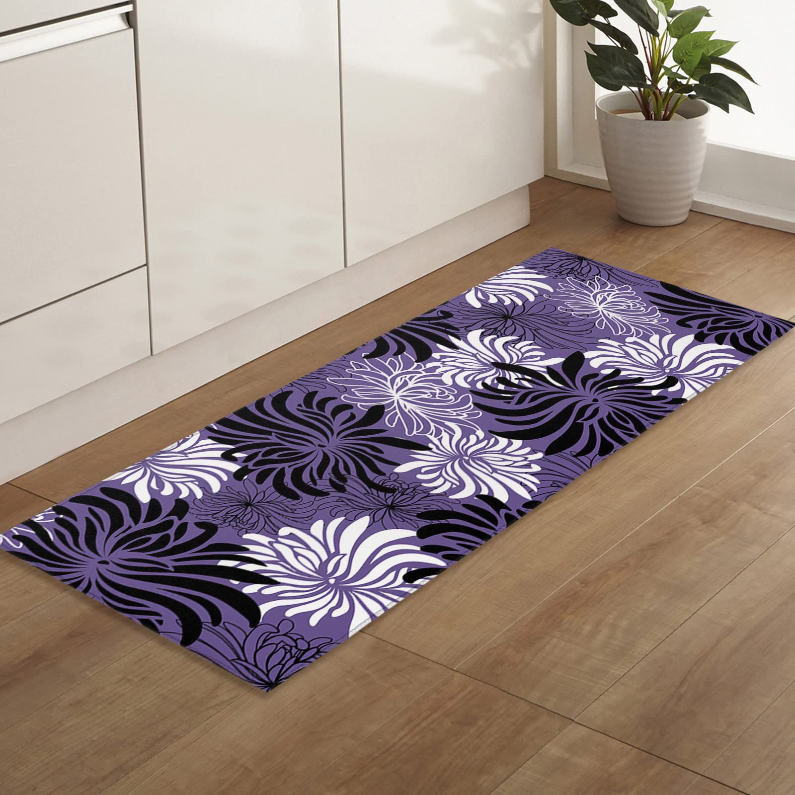 Purple Kitchen Rugs With Fruit