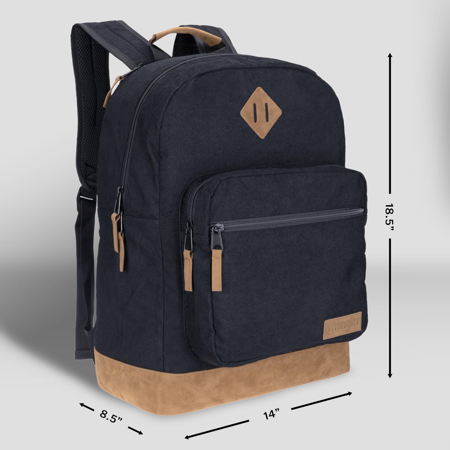 Wrangler Yellowstone Sturdy Backpack for Travel Classic Logo Water ...