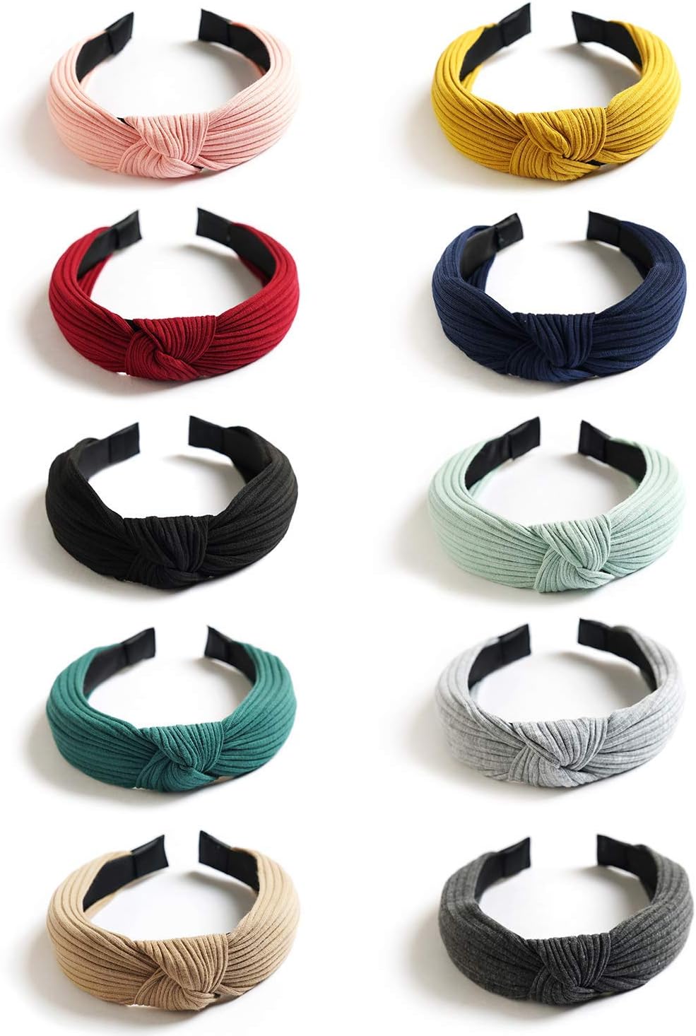 Amazon.com : Funtopia Headbands for Women, 9pcs Fashion Knotted ...