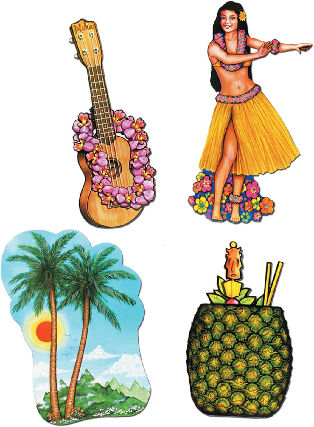 Amazon.com: Beistle Luau Cutouts : Home & Kitchen