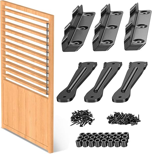 Louver Hardware Kit, Deck Sunblind System Brackets, DIY Fence Shutters ...