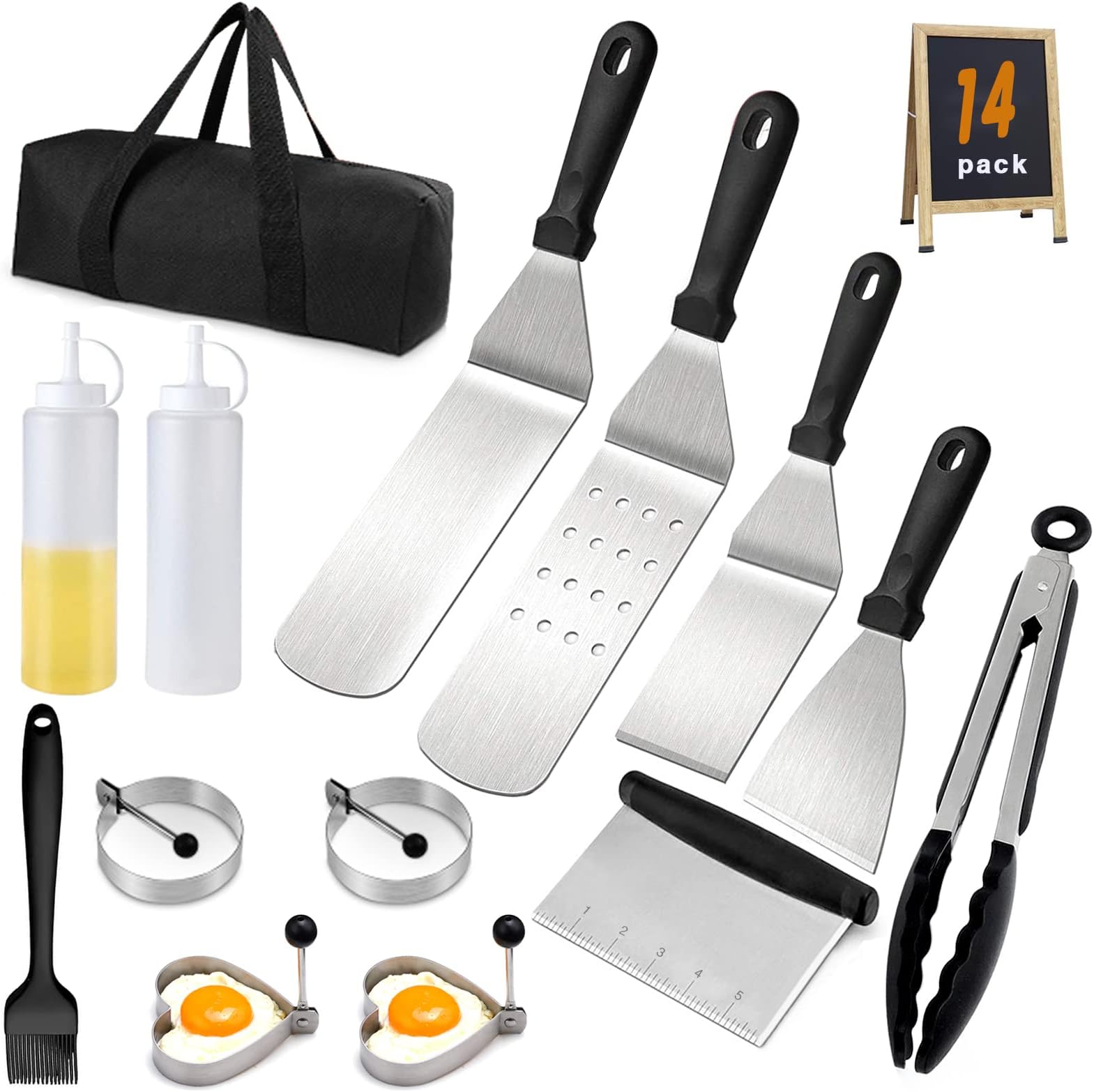 Amazon.com : Kyraton Grill Accessories Kit 9 Piece, Griddle Accessories ...